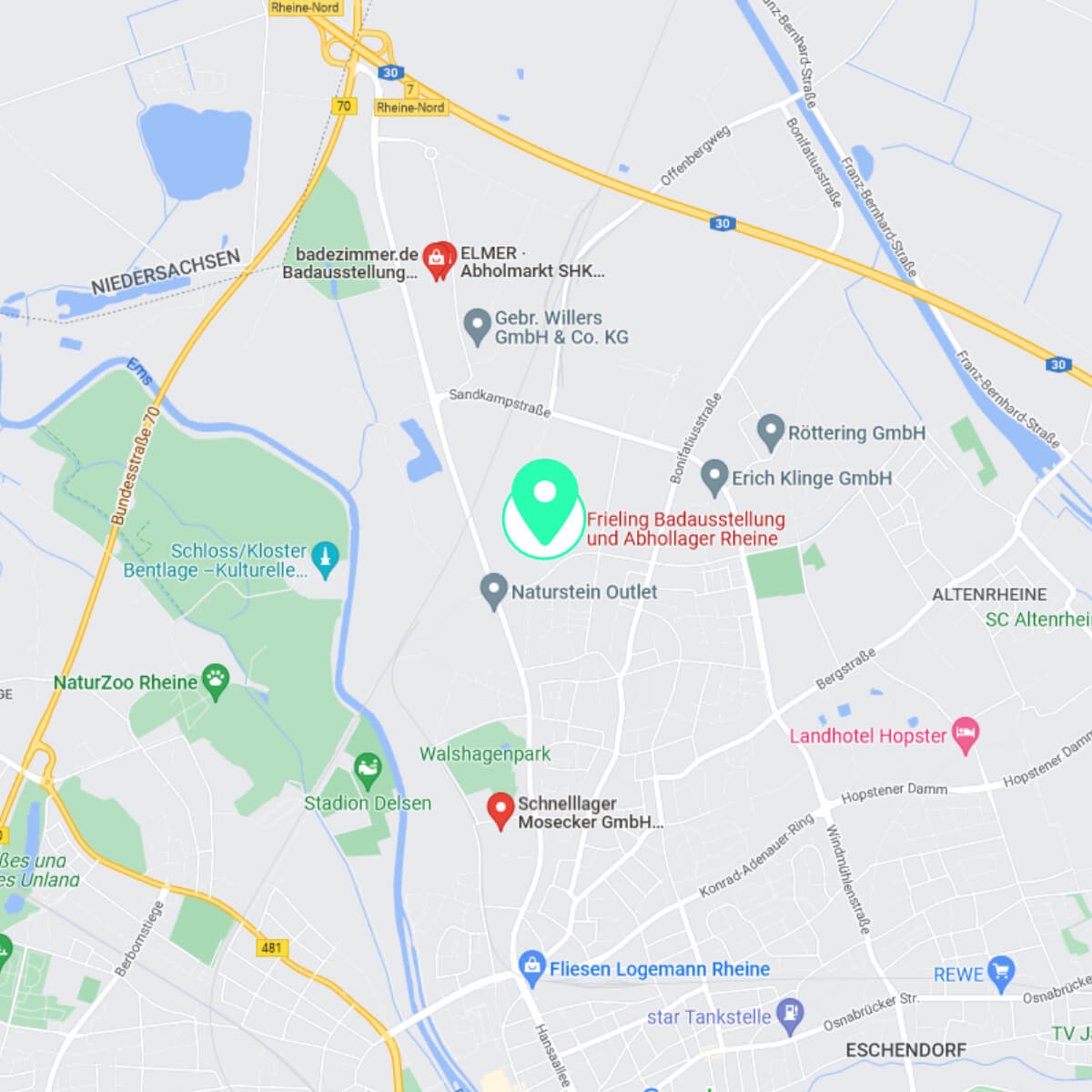 Badausstellung Badgalerie Rheine | Frieling - Sanitär • Heizung • Stahl